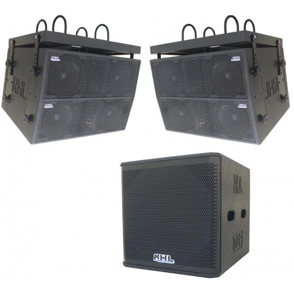 Kit Ativo (Line Array 4x8" Ti + Sub 18") 3 Cxs 3500w