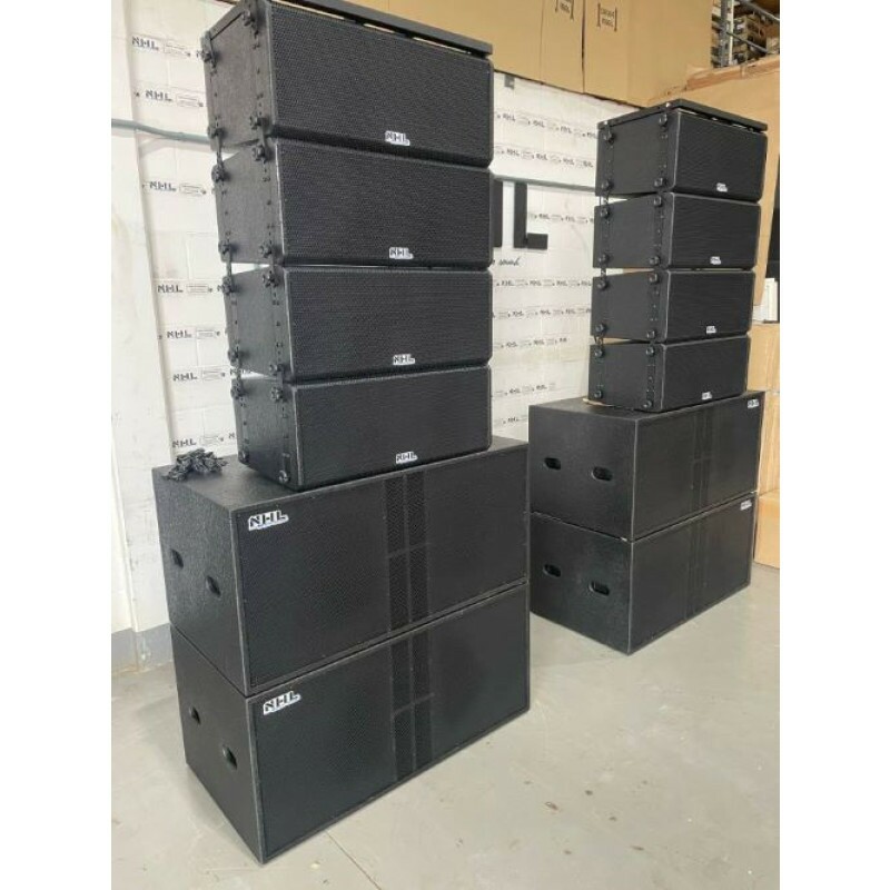 Kit Ativo (Line Array 2x10" Ti + Sub 18") NHL 12 Cxs 17000