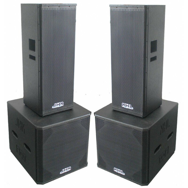 Kit Ativo ( 2X12" Ti + Sub 18" ) 4 Caixas 5000w TOP