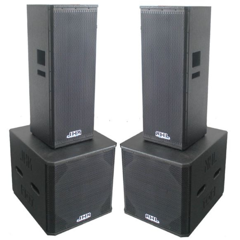 Kit Ativo ( 2X12" Ti + Sub 18" ) 4 Caixas 5000w TOP
