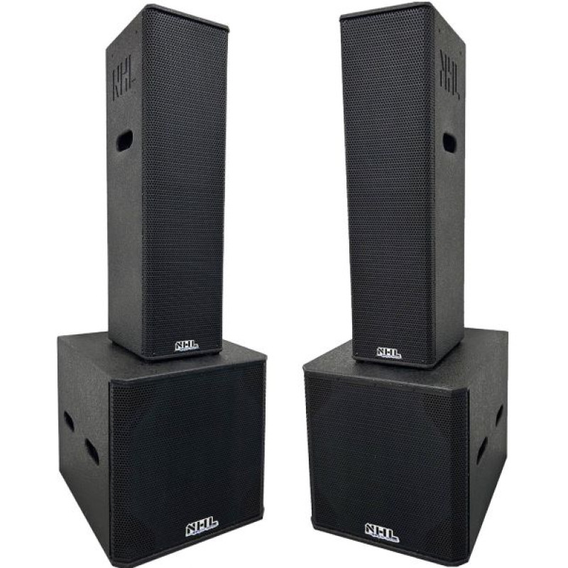 Kit Ativo (3x10" Ti + Sub 18") 4 Caixas 6000w TOP6003