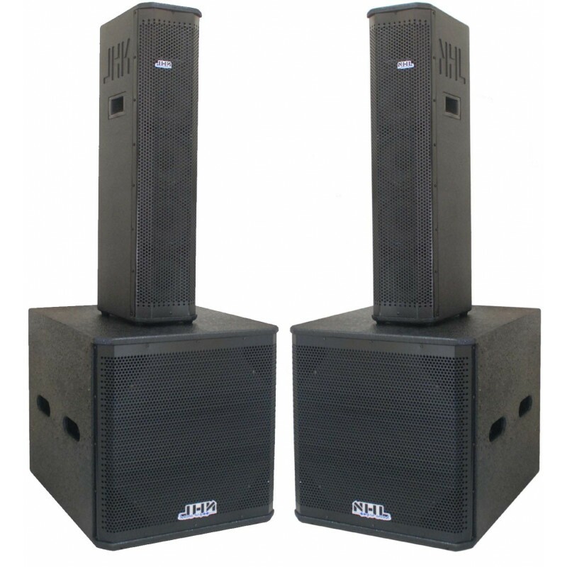 Kit Ativo NHL ( Line 4x6" + Sub 18" ) 4 Caixas 3000w TOP