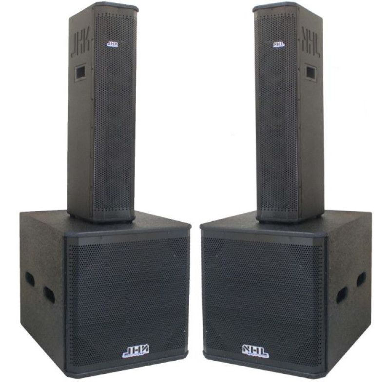 Kit Ativo Line Vertical (4x6"+ti + Sub 18") 5000w Easylink