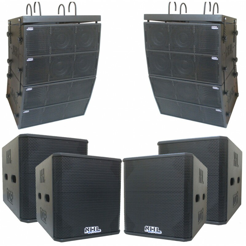 Kit Ativo (Line Array 8" Ti + Sub 15") 8 Cxs 6800w