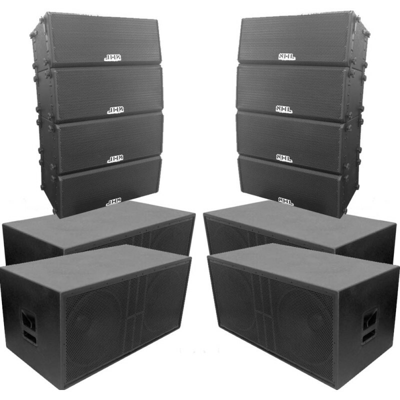 Kit Ativo (Line Array 2x10" Ti + Sub 18") NHL 12 Cxs 17000