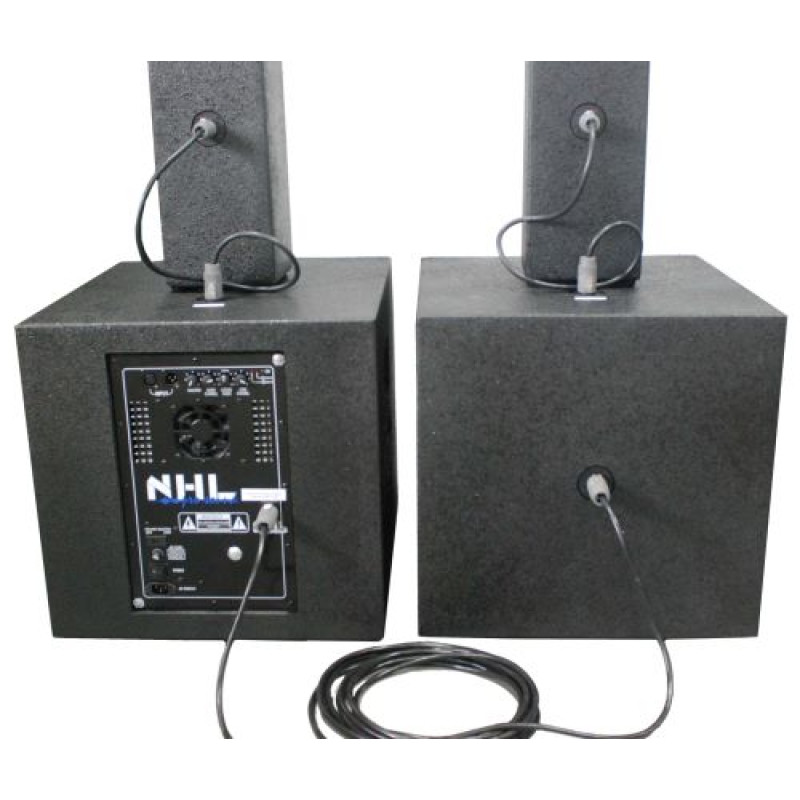 Kit Ativo (Line 4x 5" + Sub 15") 4 Caixas P.A. Compacto VL2.0Home