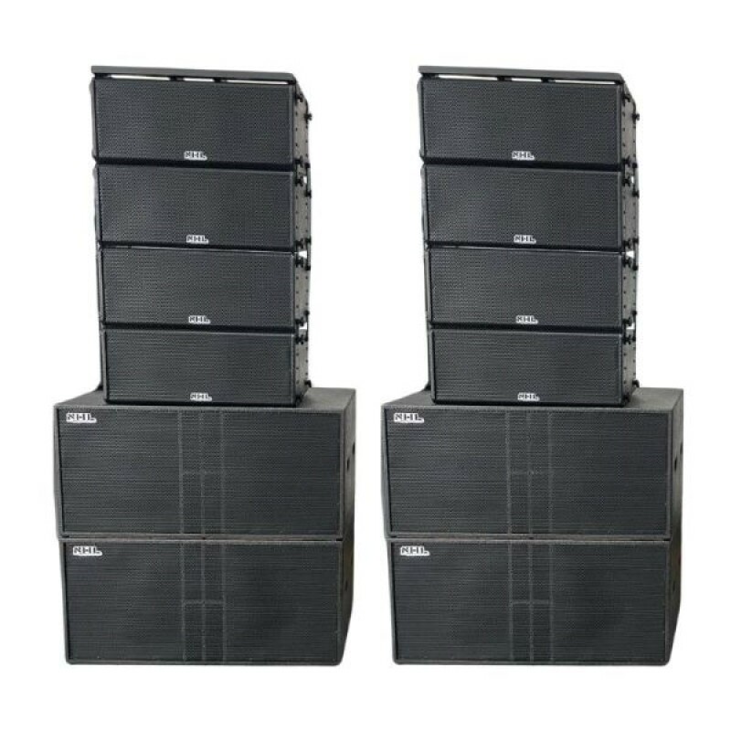 Kit Ativo (Line Array 2x10" Ti + Sub 18") NHL 12 Cxs 17000