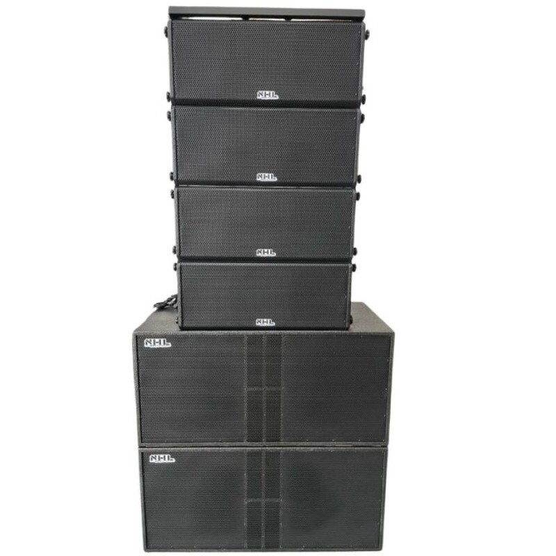 Kit Ativo (Line Array 2x10" Ti + Sub 18") NHL 12 Cxs 14400w