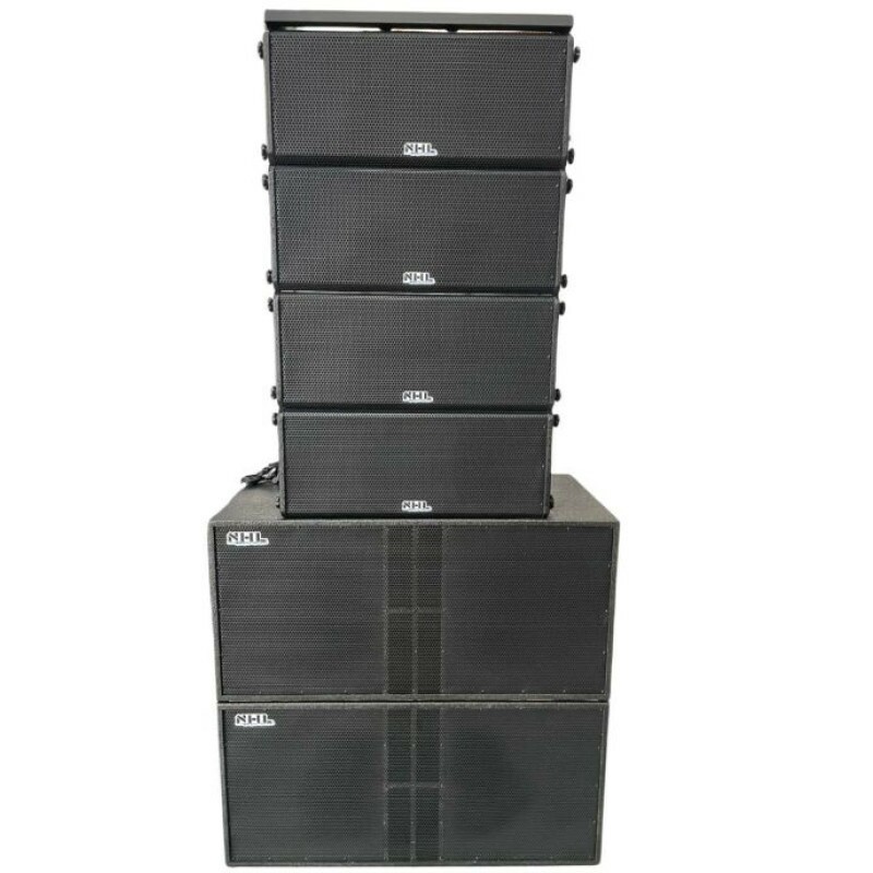 Kit Ativo (Line Array 2x10" Ti + Sub 18") NHL 12 Cxs 17000