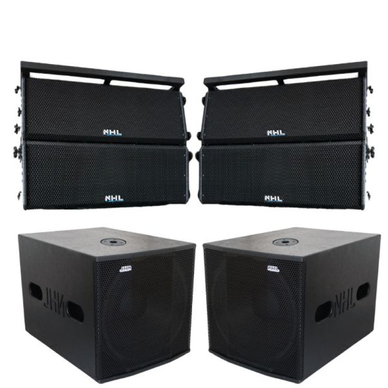 Kit Ativo (Line Array 2x8" Ti + Sub 18") 6 Cxs 4800w LA4808