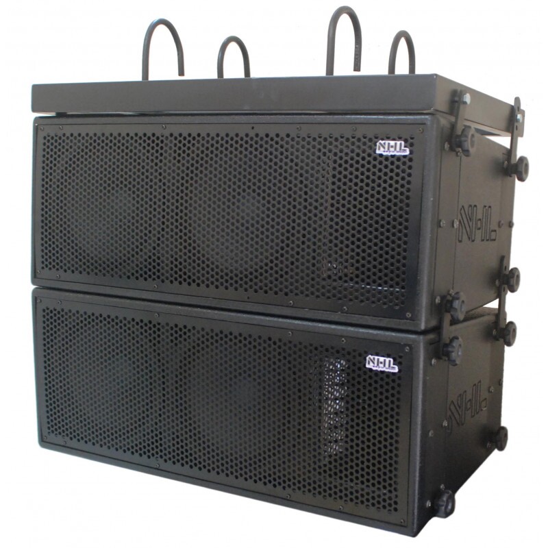 P.A. Line Array Ativo 1500W 2x10 + Ti NHL (Par) hv1500