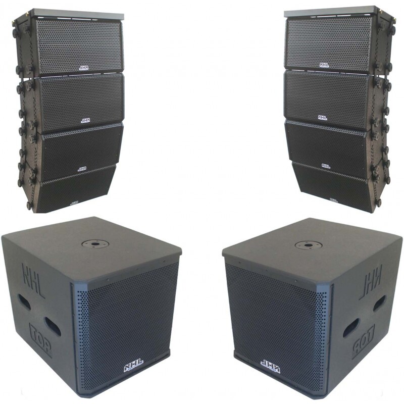 Kit Ativo (Line Array 2x8" Slim + Sub 18" Top) 10 Cxs 5400w LA5408