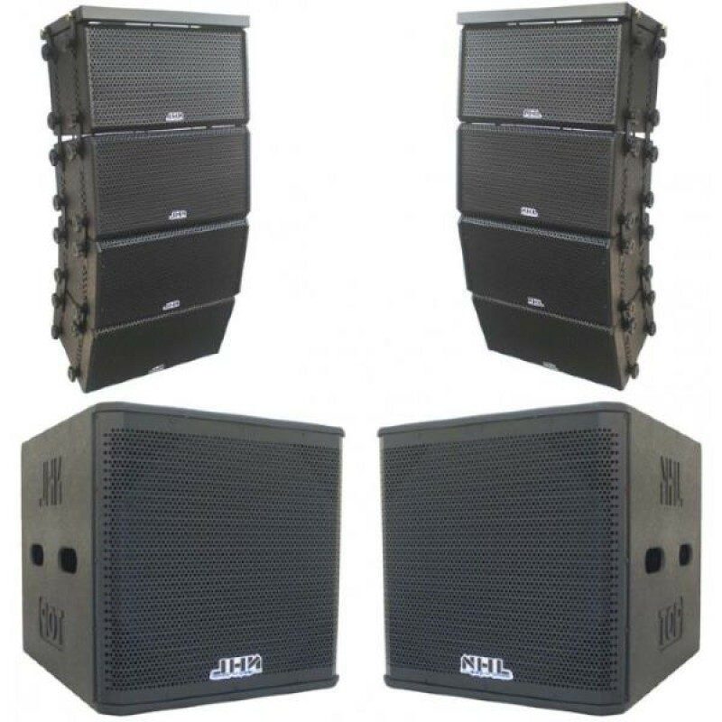 Kit Ativo (Line Array 2x8" Slim + Sub 18" Top) 10 Cxs 5400w LA5408