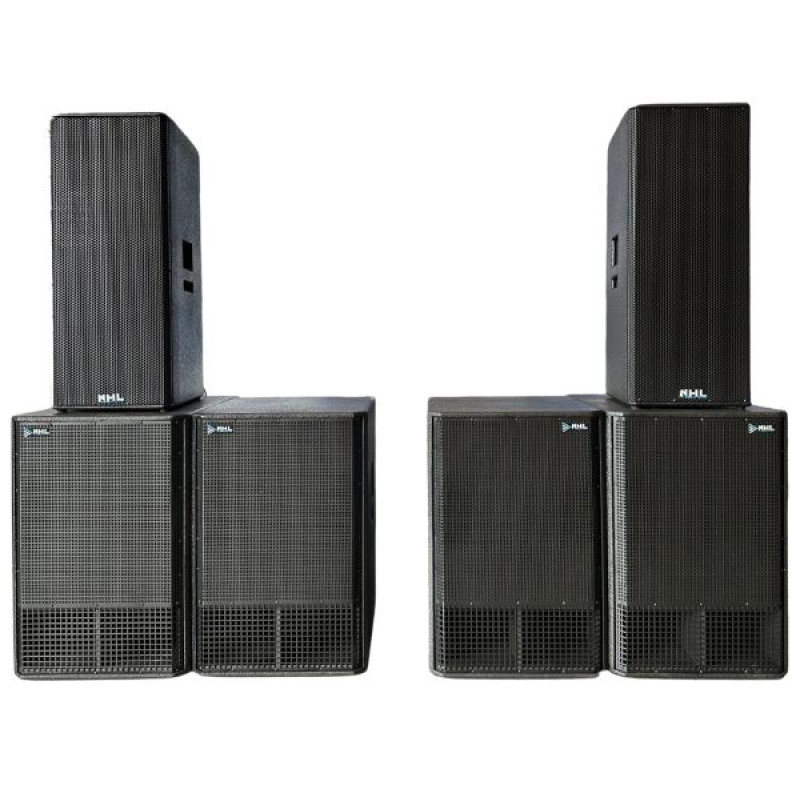 Kit Ativo Premium ( 2x12" Ti + Sub 18" ) 6 Caixas Sistema SPL9000