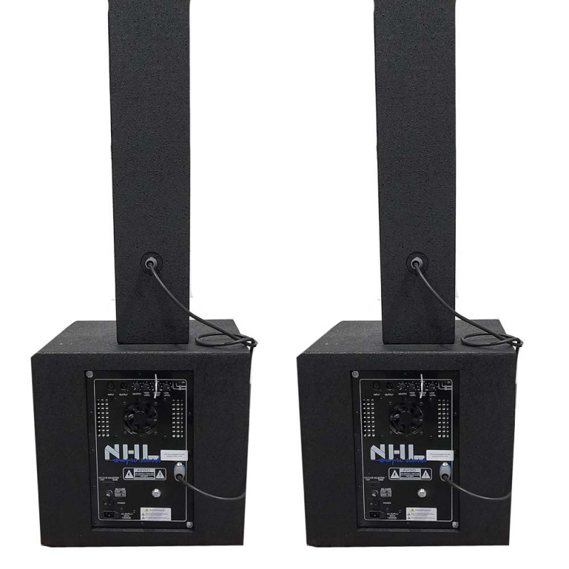 Kit Ativo (Line 18x 2,5" + Sub 15") 4 Caixas P.A. Compacto VL 3400w Estereo