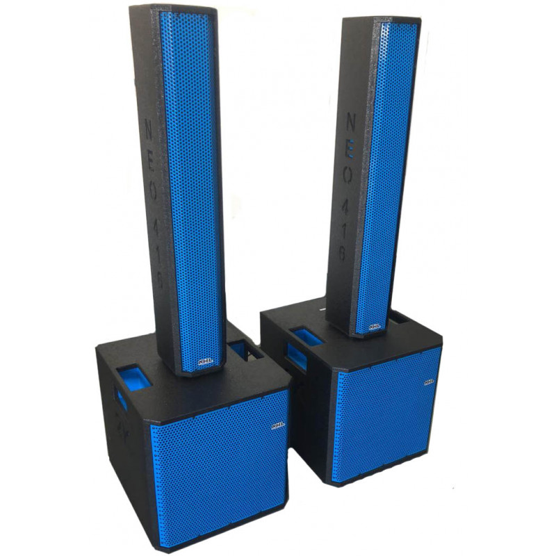 Kit Ativo (Line 16x 2,5" + Sub 15") 4 Caixas P.A. Compacto VL2.0K