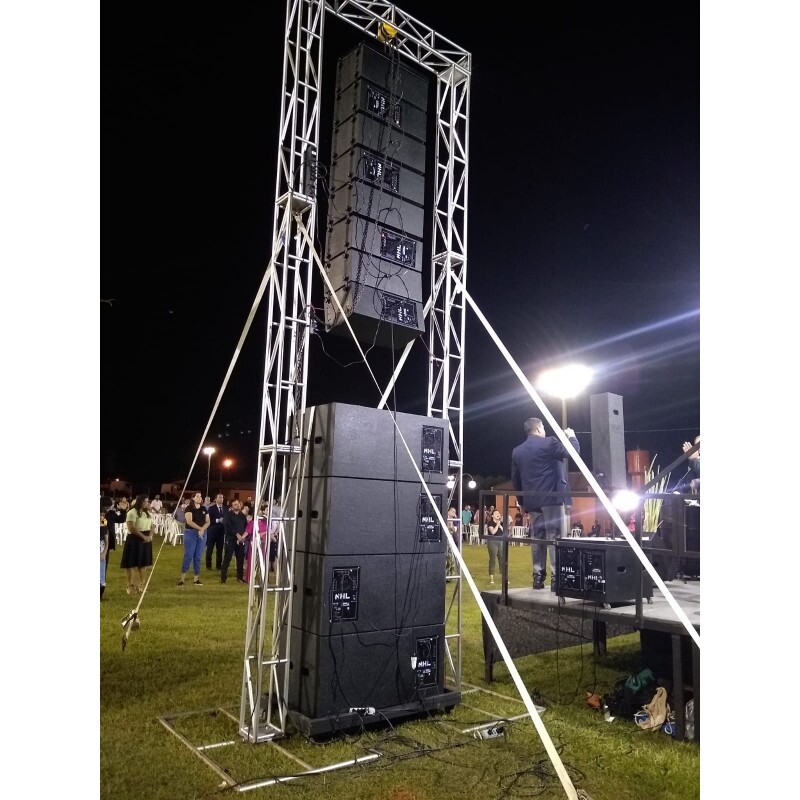 Kit Ativo (Line Array 2x10" Ti + Sub 18") NHL 12 Cxs 14400w