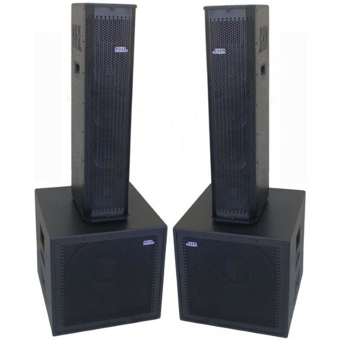 Kit Ativo (4x6 + Sub 15) 4 Caixas P.A. Compacto 2600