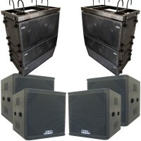 Kit Ativo (Line Array 2x12"/2x8" + Sub 18") NHL 10 Cxs 7200w