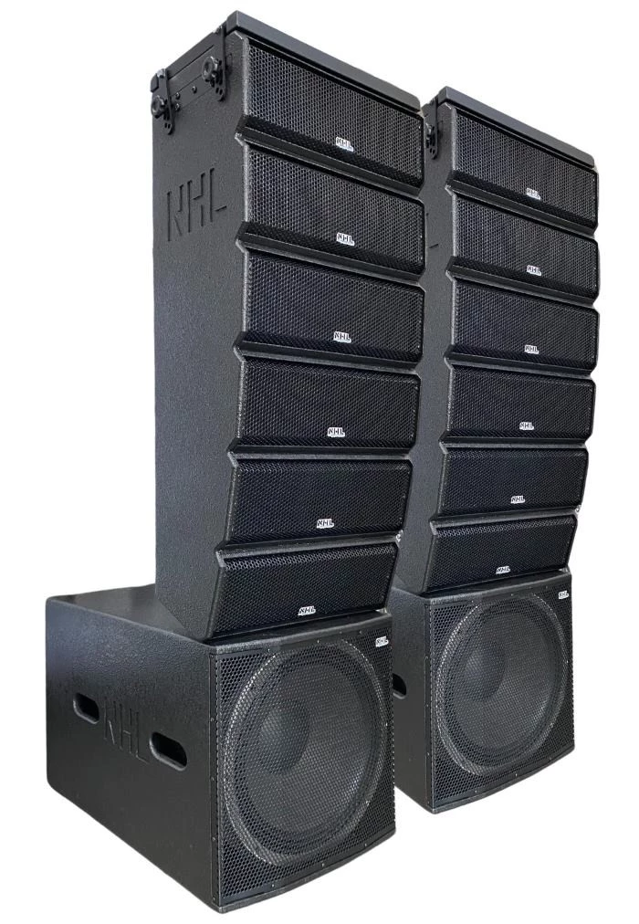 Kit Ativo (Line Array 32x 3" + Sub 18") 4 Caixas 5800w VLA5800