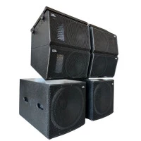 Kit Ativo (Line Array 2x12" Ti + Sub 18") 4 Cxs 3600w LA3600