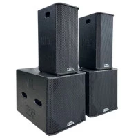 Kit Ativo ( 2x8" Ti + Sub 15" ) 4 Caixas 4600w TOP4608